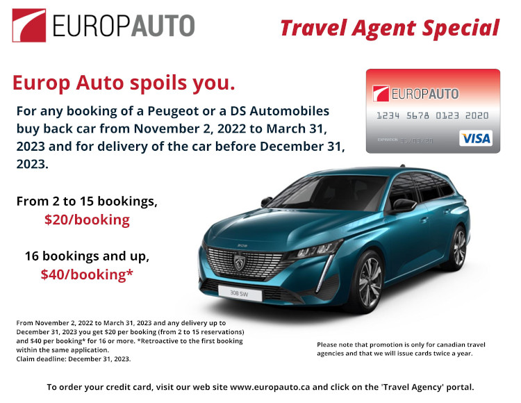 Travel agency car rental program | Europ Auto